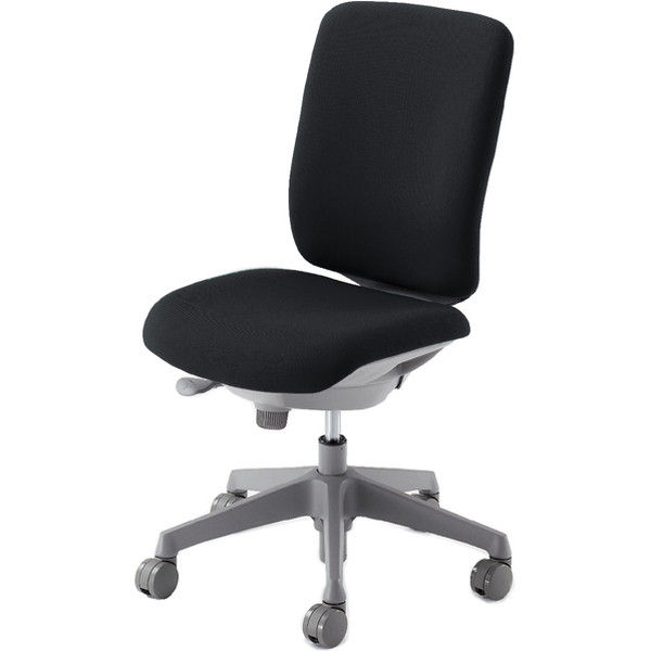 CN35GR FM31 |オカムラ CG-Rチェア ハイバック肘なし ブラック（直送品） - アスクル