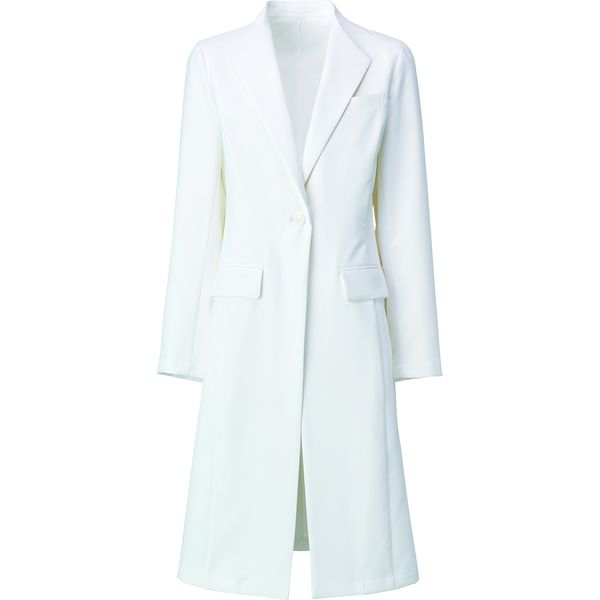 KAZEN レディス診察衣 KZN409-10 3L 1枚 白衣 ドクターコート（直送品） - アスクル