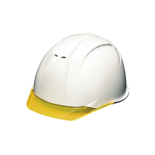 DICプラスチック PC製ヘルメット AP11EVO-C 通気孔無/ライナーA11/内装HA6 白/オレンジ 1個（直送品） - アスクル