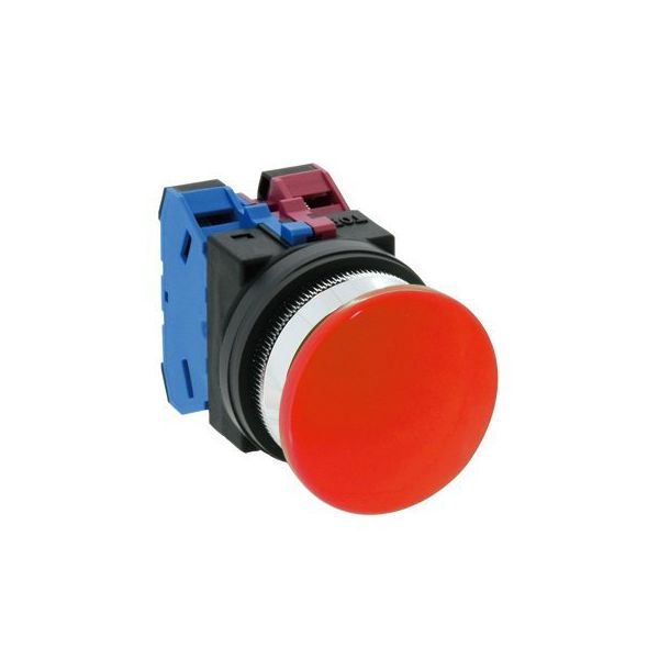 エスコ 1aー1b/30mm 押しボタンスイッチ(大型/赤) EA940D-33A 1セット(3個)（直送品） - アスクル