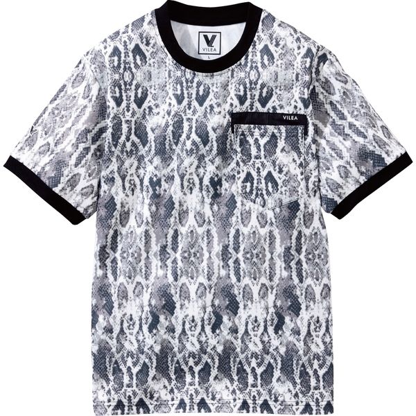VILEA リンガーTシャツ 525-97パイソンS 村上被服 1セット（2着入）（直送品） - アスクル