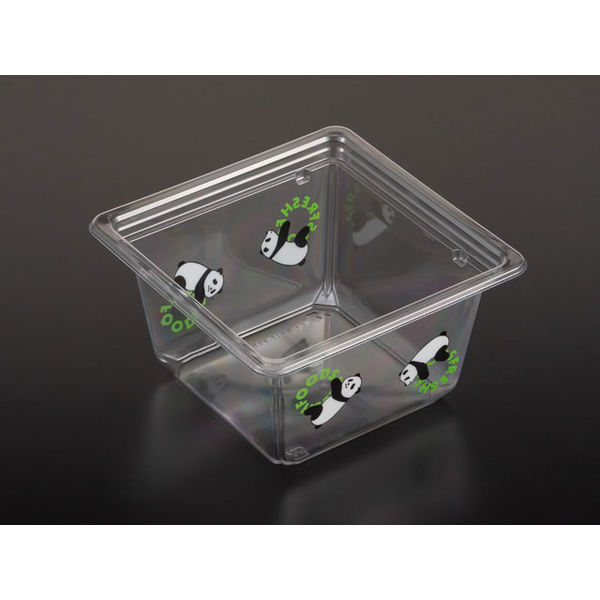 クリーンカップ キューブ15-80B パンダ 600枚(50×12) PAXK084 リスパック（直送品） - アスクル