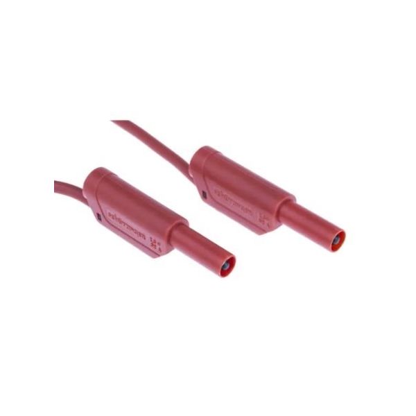 Schutzinger テストリード線 1kV， 赤， 1.5m RS VSFK 8700 / 2.5 150 RT 1個（直送品） - アスクル
