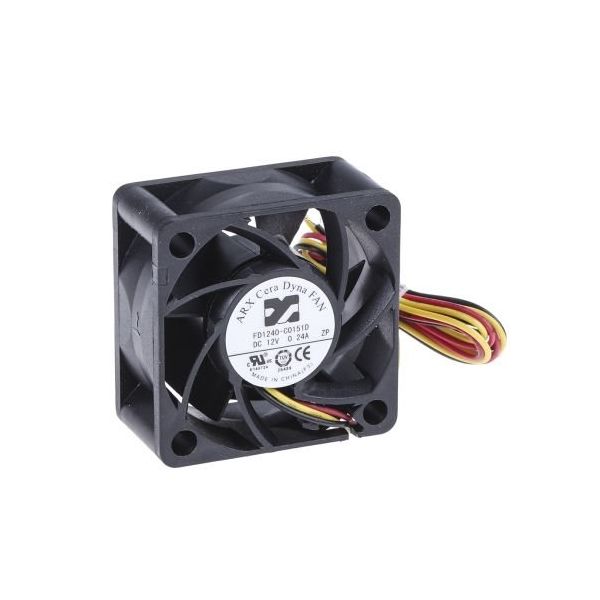 Arx 軸流ファン 電源電圧 12 V Dc, 40 X 20mm, Fd1240ーc0151d2al 1個(直送品) アスクル