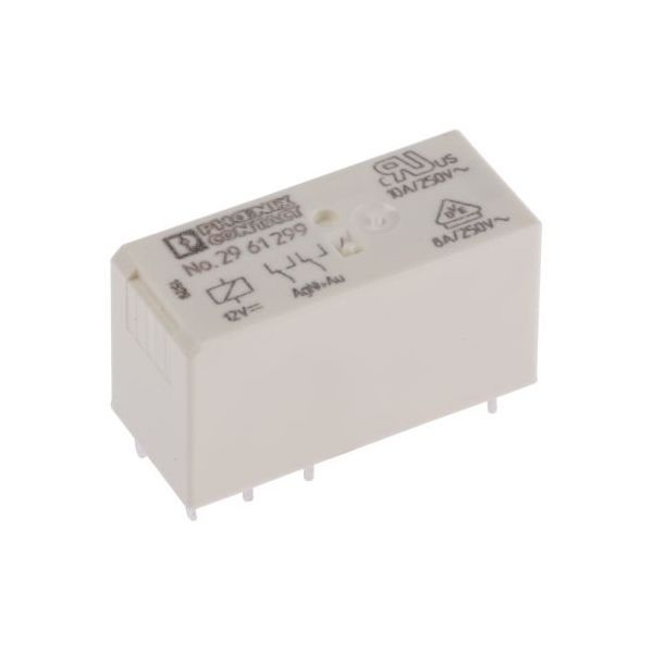 フエニックス・コンタクト Phoenix Contact リレー 12V dc， 2c接点 基板実装タイプ 2961299 1個（直送品 ...