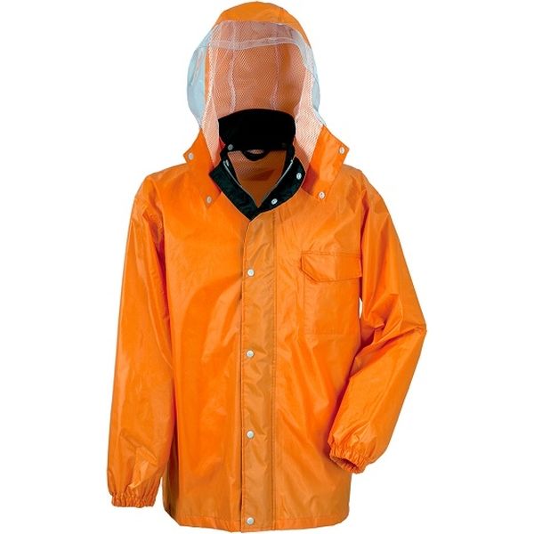 カジメイク ディフェンドレインスーツ 4L オレンジ 3293-4L-オレンジ 1着（取寄品） - アスクル