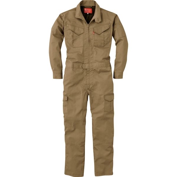 【GRACE ENGINEER'S】 GE-627ツナギ キャメル 5L 627-25 1着（直送品） - アスクル