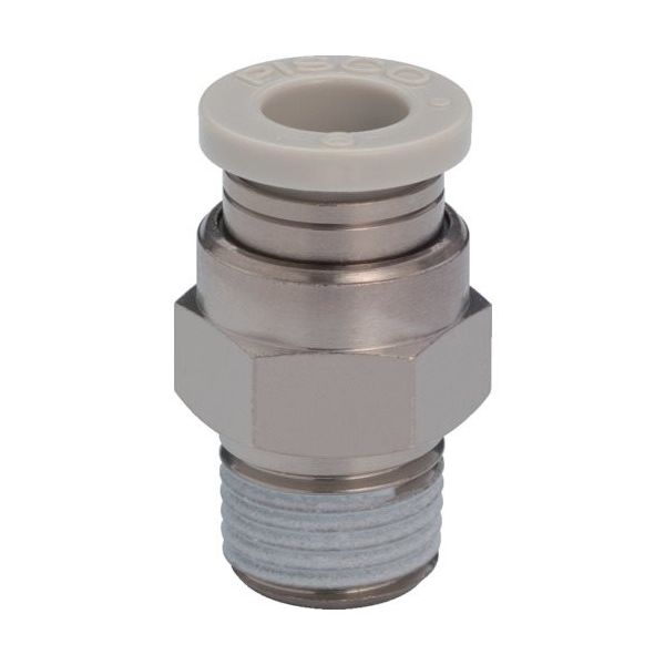 日本ピスコ PISCO ワンタッチ継手 チューブフィッティング ストレート PC10-02W 1セット(10個) 423-2499（直送品） - アスクル