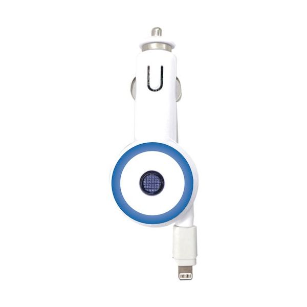 エアージェイ airーJ MFI DCリール充電器 WH MDJ-R1 1個 392-7380（直送品） - アスクル