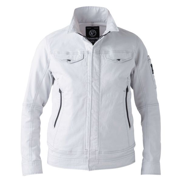 イーブンリバー ヘビーエクストリームストレッチブルゾン シルバー 3L ERX507-55-3L 1着（直送品） - アスクル