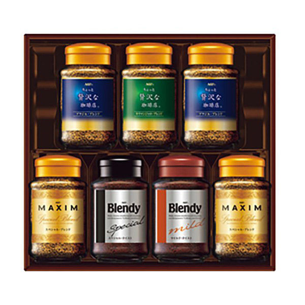 2024年お中元 AGF インスタントコーヒーギフト MQO-50Y 1箱（直送品） - アスクル