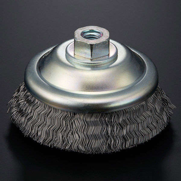 高島産業 OR式ベベルブラシ ワイヤー 電動工具用 BMOR-090-3 1セット(3個)（直送品） - アスクル