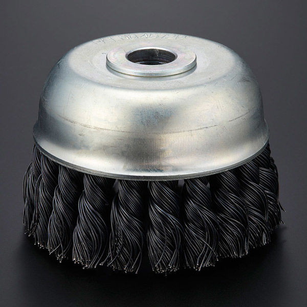高島産業 鋼線ツイストカップブラシ 空気工具用 CHT-0906-1 1セット(1個)（直送品） - アスクル