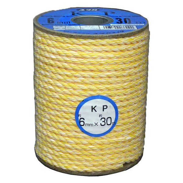 ユタカメイク ユタカ RK-4 KPロープボビン 6mm×30m 1個（直送品） - アスクル