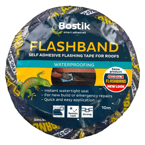 山喜産業 ボスティック社 フラッシュバンド 高耐久性多目的防水テープ グレイ 600mm巾×10m 1ロール（直送品） - アスクル