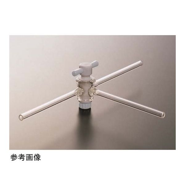 コスモスビード PTFE三方コック φ6 18 2008-01 1個 65-6841-63（直送品） - アスクル