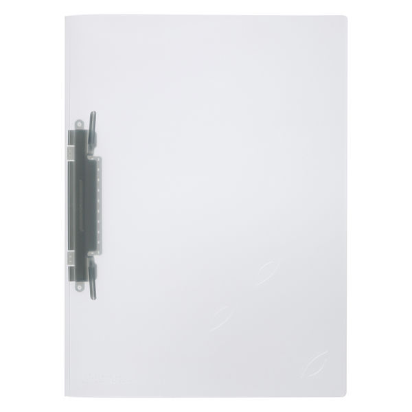 Matakulルーパーファイル A4タテ 100枚とじ 名刺スリット入り スモークブラック 1袋（5冊入） オリジナル - アスクル