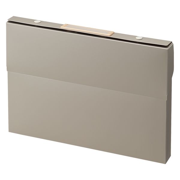 リヒトラブ Roomy ケースファイル A4 グレー A799-27 1冊 - アスクル