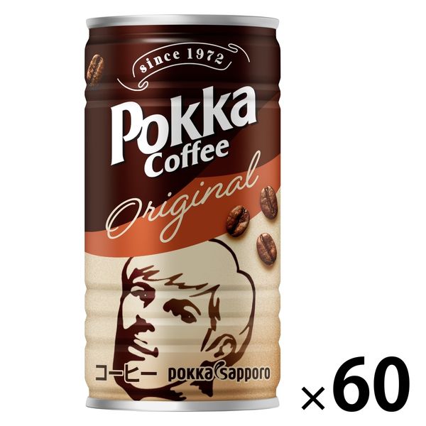 【缶コーヒー】ポッカサッポロフード＆ビバレッジ ポッカコーヒーオリジナル 190g 1セット（60缶） - アスクル