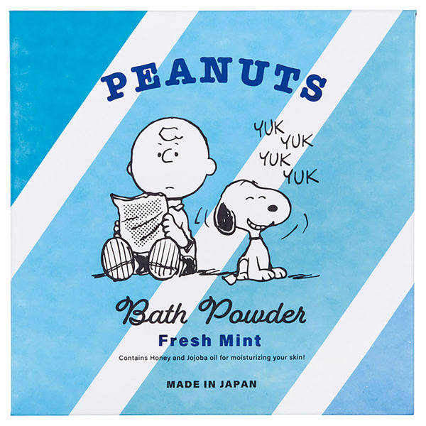 ピーナッツ スヌーピー バスパウダー フレッシュミント 35g 4517161158373 1箱(144個入)（直送品） - アスクル