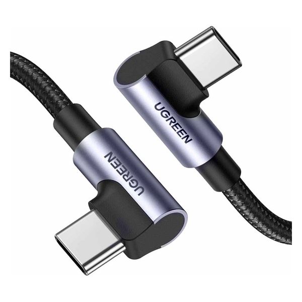 UGREEN USB-C to USB-C 両端L字 急速充電ケーブル 100W 1m 70696 UGR-OT-100011（直送品） - アスクル