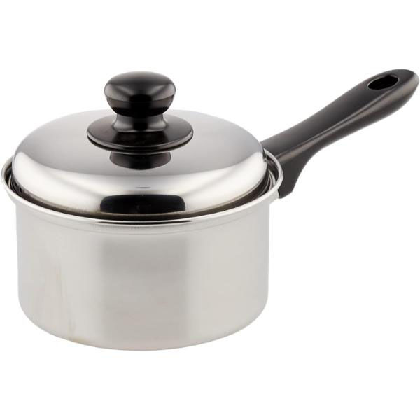 ベストコ ステンレス鍋 ソースパン 14cm IH対応 ネオ・リプレ ND-6031 1個（直送品） - アスクル