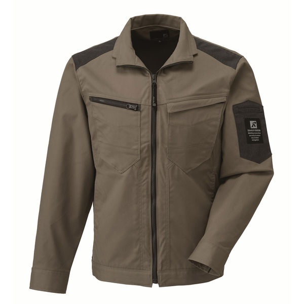 日新被服 長袖ジャンパー SR2761-743-3L モクベージュ 1着（直送品） - アスクル