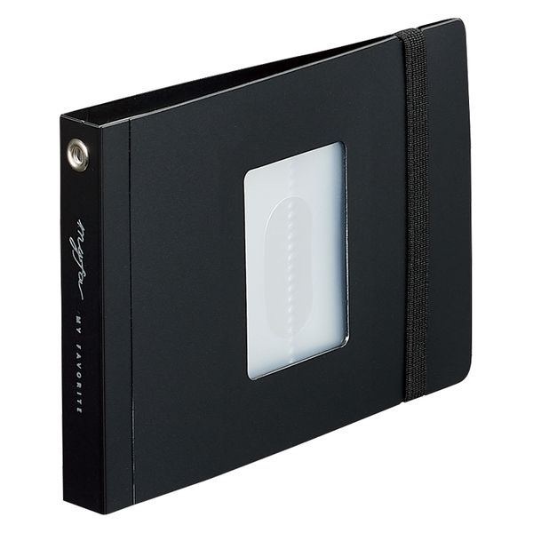 リヒトラブ myfa インスタントフォトコレクションファイル ミニ ジェットブラック N3324-24 1冊 - アスクル