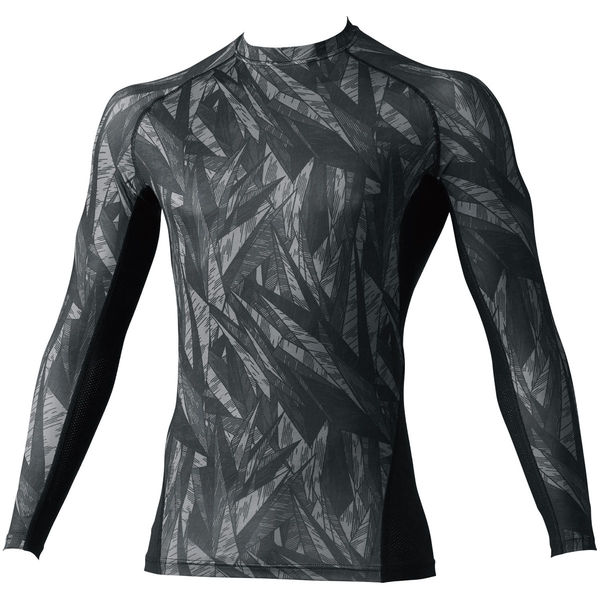 桑和（SOWA） 長袖サポートシャツ ブッシュブラック L 50620 1着（直送品） - アスクル