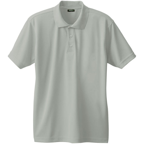 桑和（SOWA） 半袖ポロシャツ シルバーグレー L 50396 1着（直送品） - アスクル