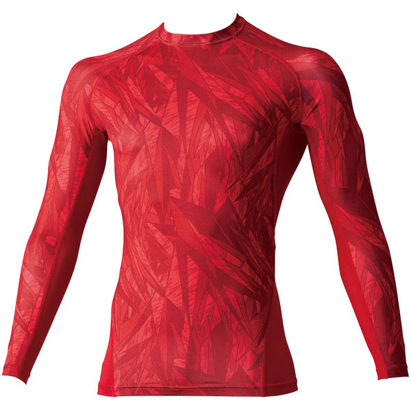 桑和（SOWA） 長袖サポートシャツ ブッシュレッド L 50620 1着（直送品） - アスクル