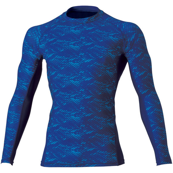 桑和（SOWA） 長袖サポートシャツ ネイビー L 50620 1着（直送品） - アスクル