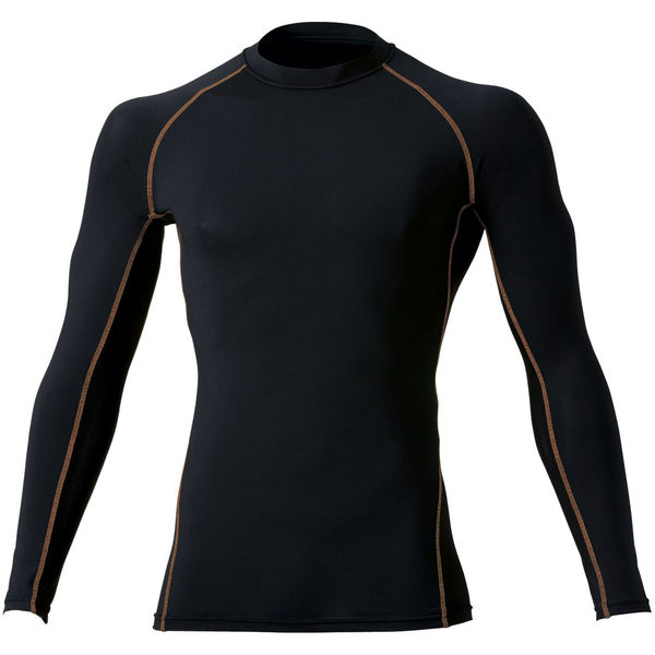 桑和（SOWA） 長袖サポートシャツ ブラック L 50620 1着（直送品） - アスクル