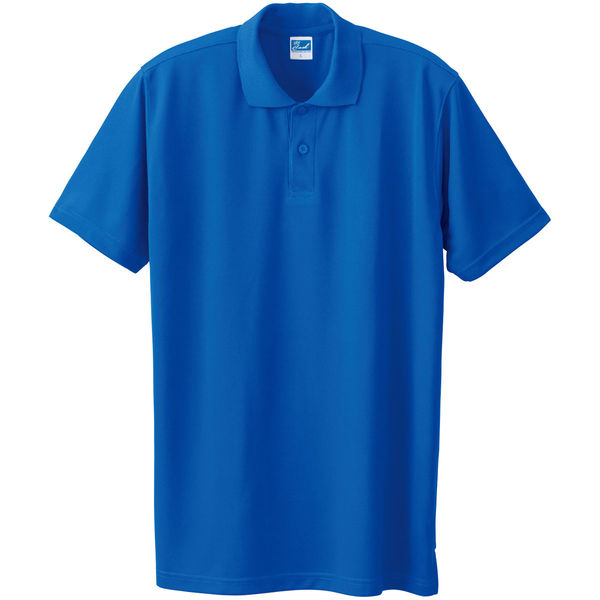桑和（SOWA） 半袖ポロシャツ ロイヤルブルー L 50126 1着（直送品） - アスクル