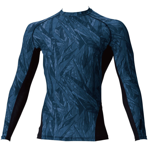 桑和（SOWA） 長袖サポートシャツ ブッシュネイビー L 50620 1着（直送品） - アスクル