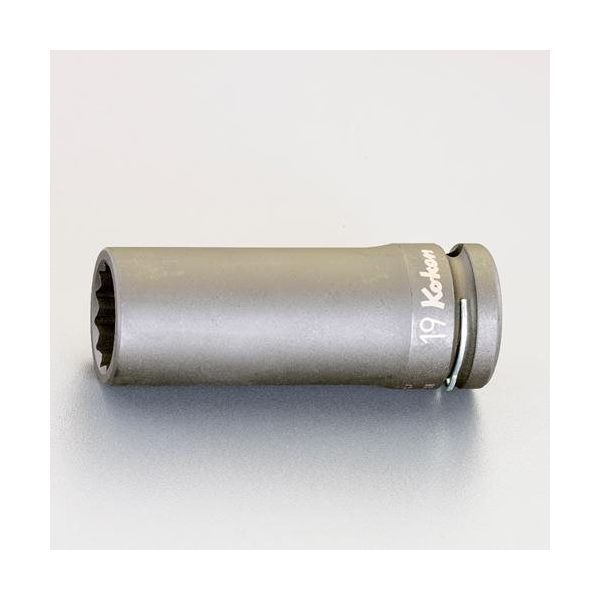エスコ 1/2”DR/28mm ディープインパクトソケット(十二角) EA164DG-228 1個（直送品） - アスクル