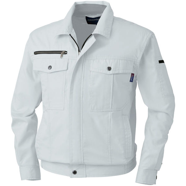 桑和（SOWA） 長袖ブルゾン シルバーグレー 3L 613 1着（直送品） - アスクル