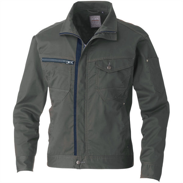 桑和（SOWA） 長袖ブルゾン アーミー L 3088-00 1着（直送品） - アスクル