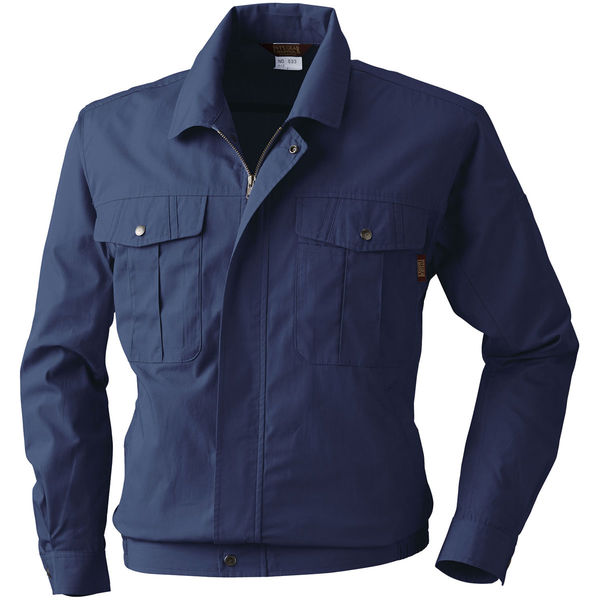 桑和（SOWA） 長袖ブルゾン ネイビー L 533 1着（直送品） - アスクル