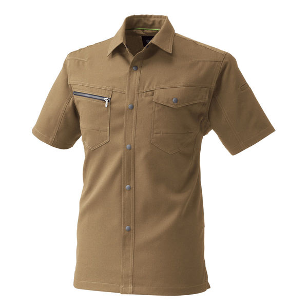 桑和（SOWA） 半袖シャツ ライトブラウン 5L 967 1着（直送品） - アスクル