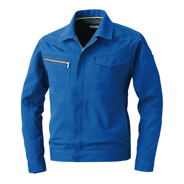 桑和（SOWA） 長袖ブルゾン ブルー 8L 963 1着（直送品） - アスクル