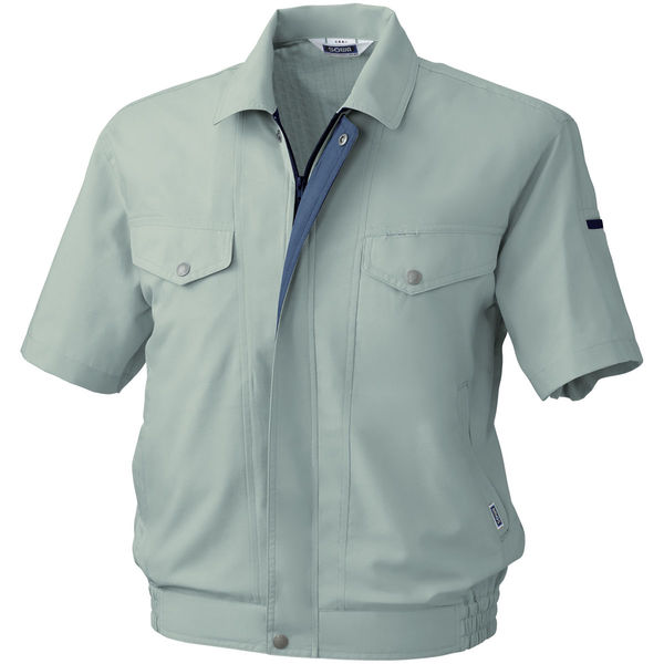 桑和（SOWA） 半袖ブルゾン ストーングレー L 711 1着（直送品） - アスクル