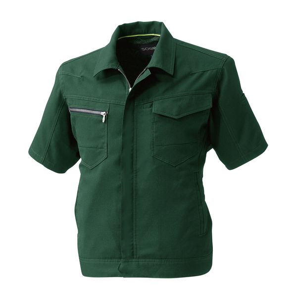 桑和（SOWA） 半袖ブルゾン ダークG 5L 961 1着（直送品） - アスクル