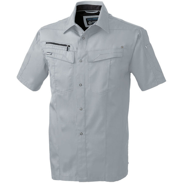 桑和（SOWA） 半袖シャツ グレー L 647 1着（直送品） - アスクル