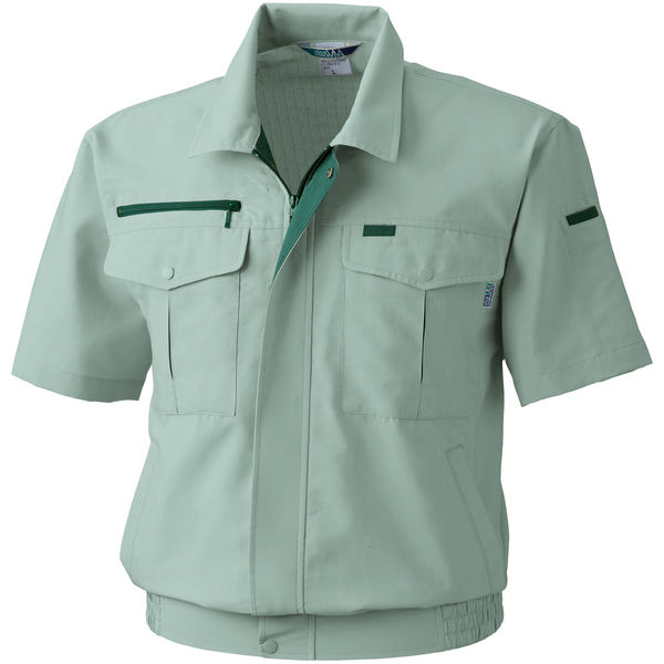 桑和（SOWA） 半袖ブルゾン モスグリーン L 911 1着（直送品） - アスクル