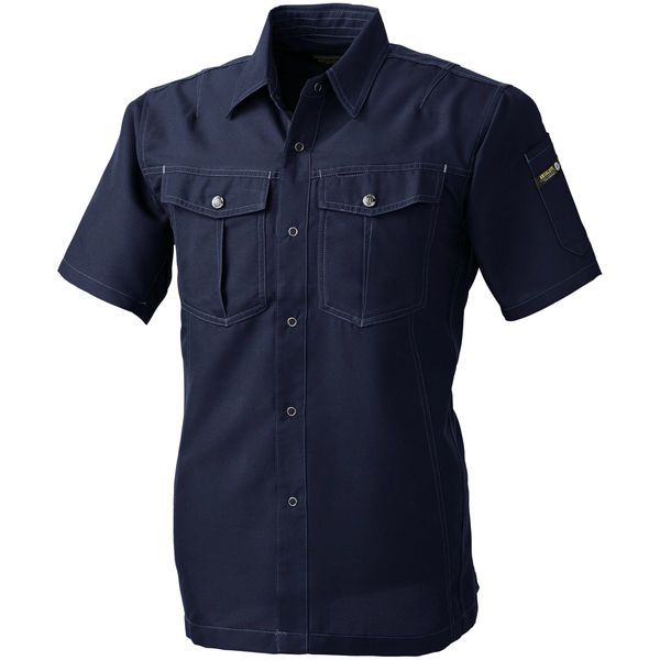 桑和（SOWA） 半袖シャツ ネイビー L 977 1着（直送品） - アスクル