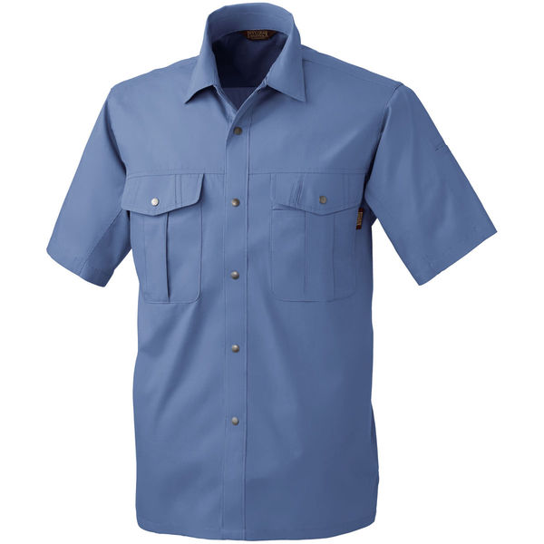 桑和（SOWA） 半袖シャツ インディゴ 3L 537 1着（直送品） - アスクル