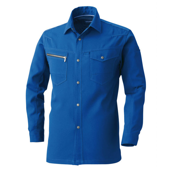 桑和（SOWA） 長袖シャツ ブルー 5L 965 1着（直送品） - アスクル