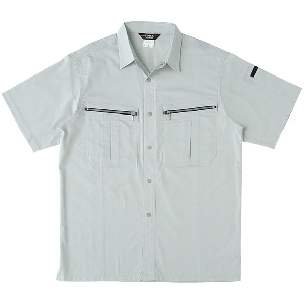 桑和（SOWA） 半袖シャツ グレー L 277 1着（直送品） - アスクル