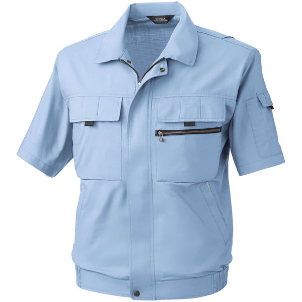 桑和（SOWA） 半袖ブルゾン サックス L 481 1着（直送品） - アスクル